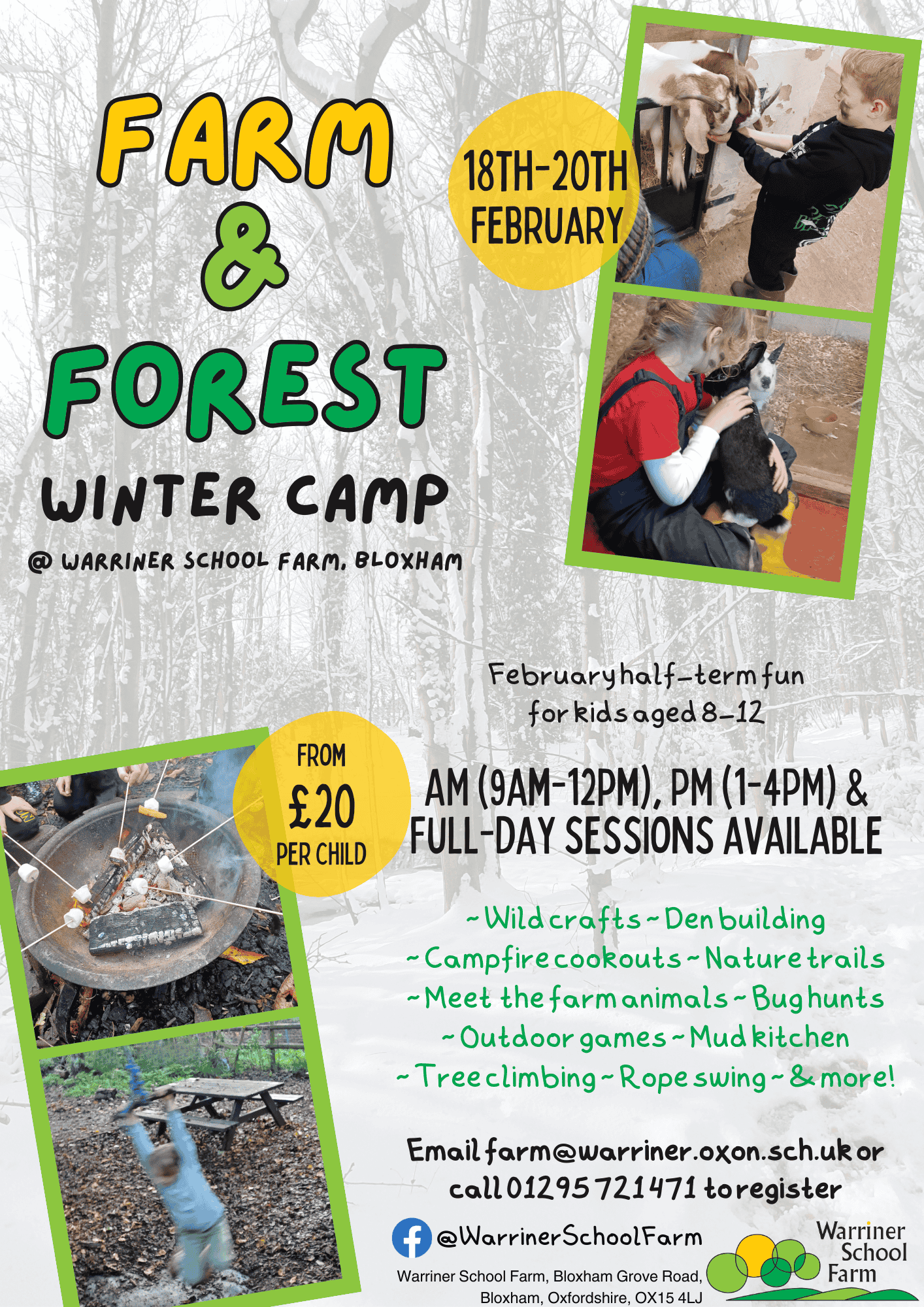 February half-term Farm & Forest Winter Camp - The Oxford Magazine