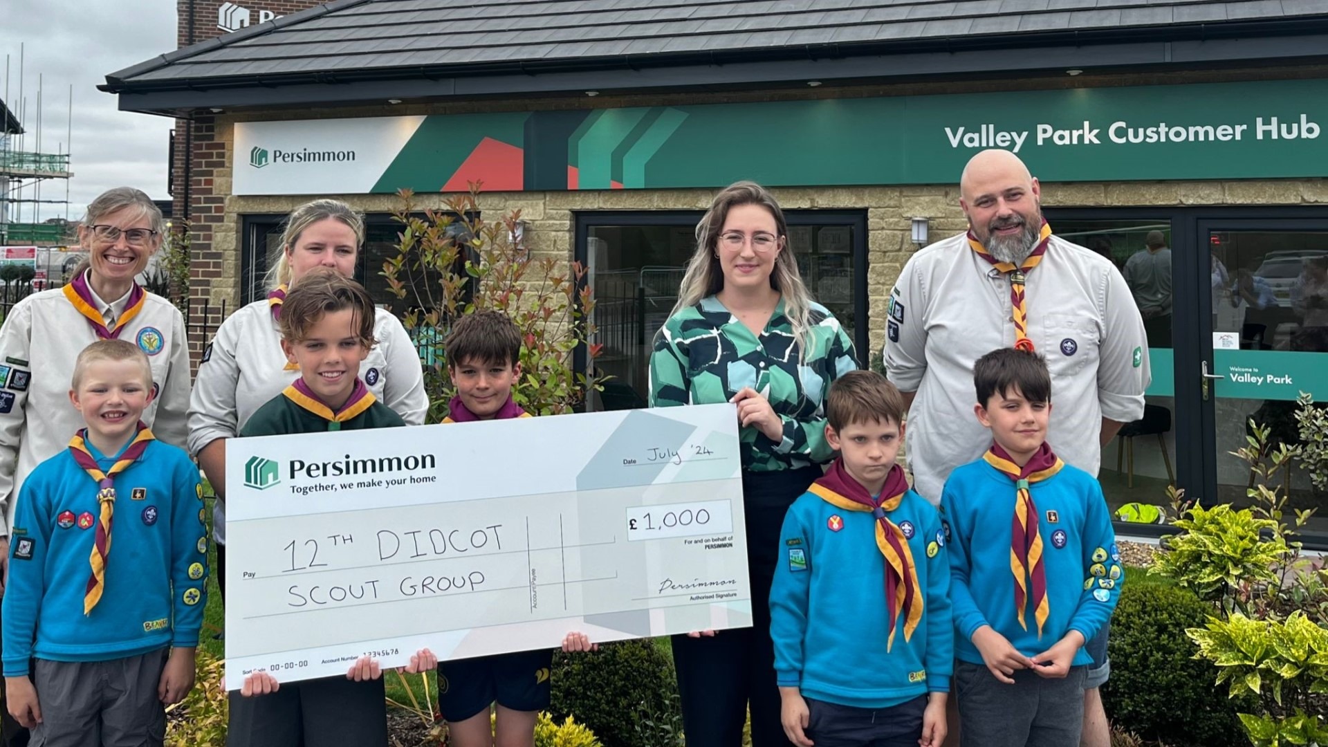 Didcot’s 12th Scout Group is latest recipient of housebuilder’s ...
